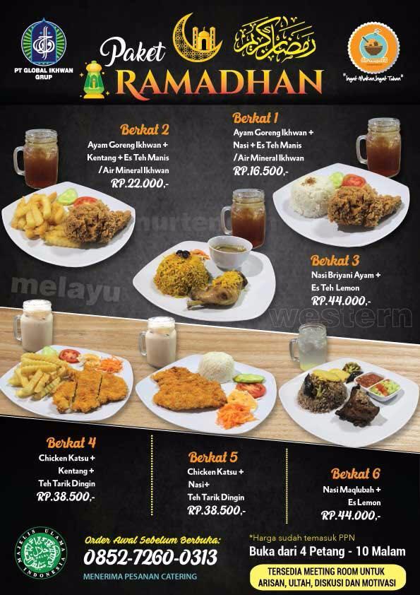 Menu at GH Corner Padang restaurant, Padang
