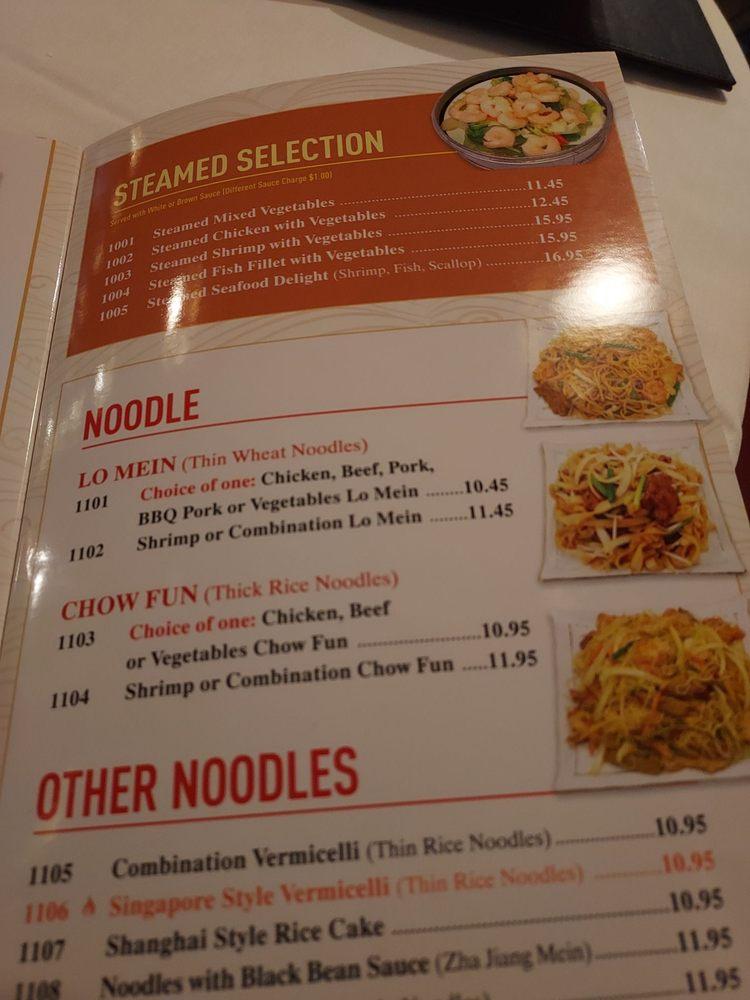 Menu at Imperial Chinese Restaurant, Simi Valley