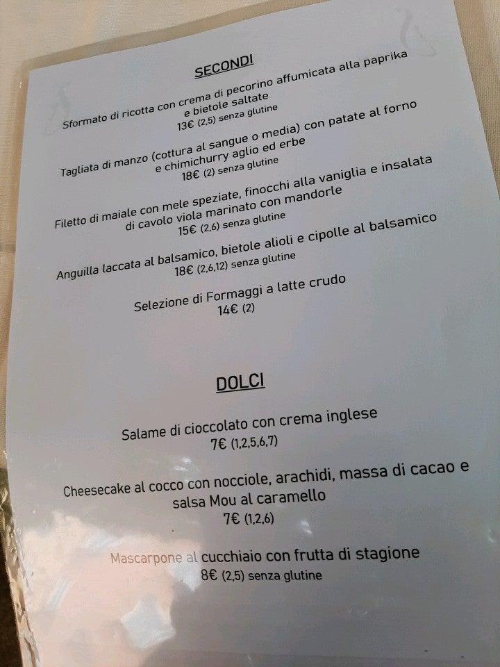 Menu da Osteria Stallo del Pomodoro pub & bar, Modena, Largo Hannover