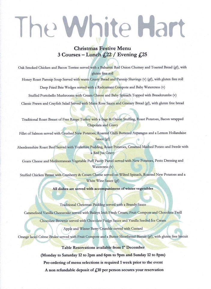 Menu at The White Hart pub & bar, Godmanchester, 2 Cambridge Rd