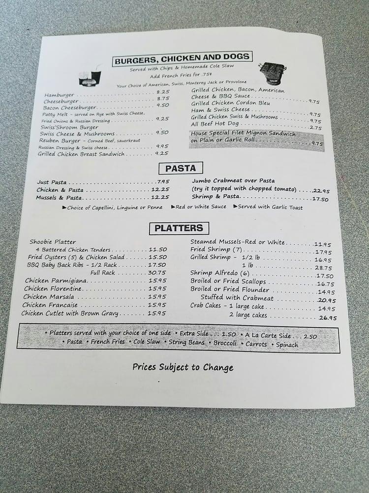 Menu at Di Orio's Bar & Grill, Somers Point