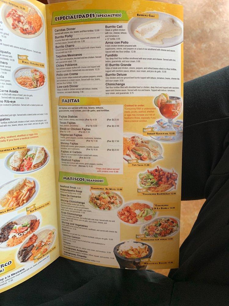 Menu at El Patron Mexican Grill restaurant, Leitchfield