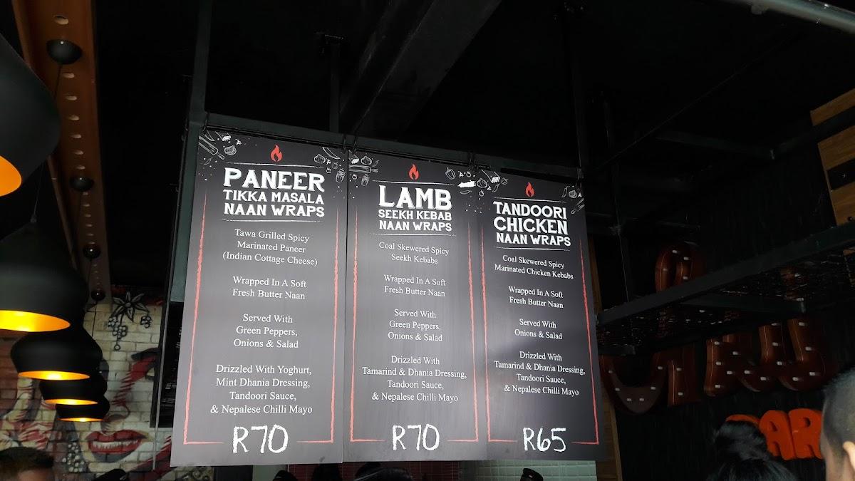 Menu at ROTI & CHAI FLORIDA RD restaurant, Durban, Shop 5 Florida Exchange