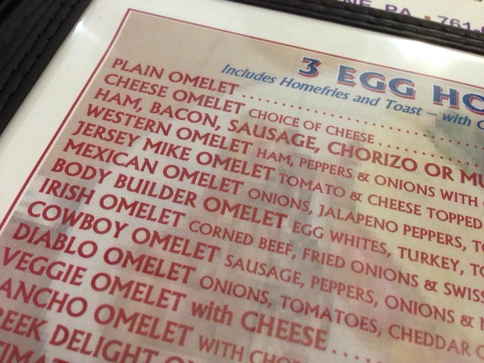 Menu at Yankee Doodle Restaurant, Wormleysburg