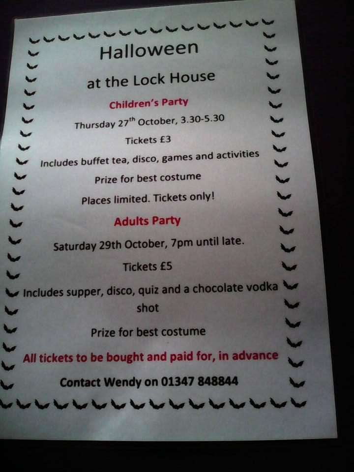 Menu at Linton Lock Inn restaurant, Linton-on-Ouse