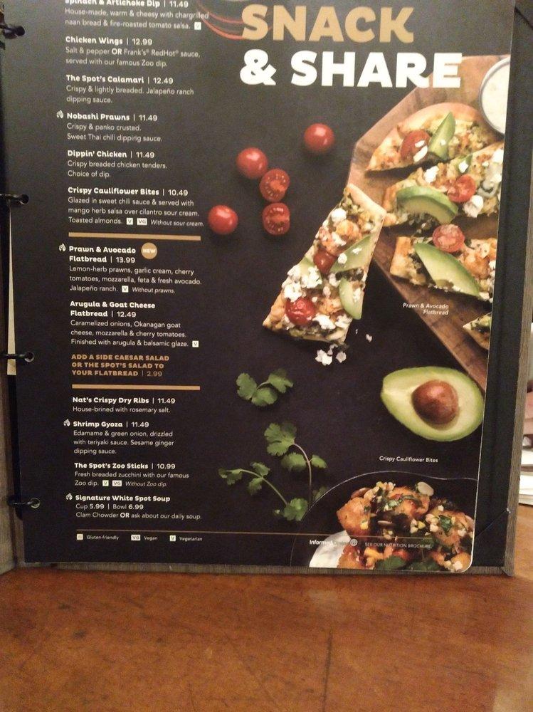 Menu at White Spot Langford restaurant, View Royal, 941 Langford Pkwy