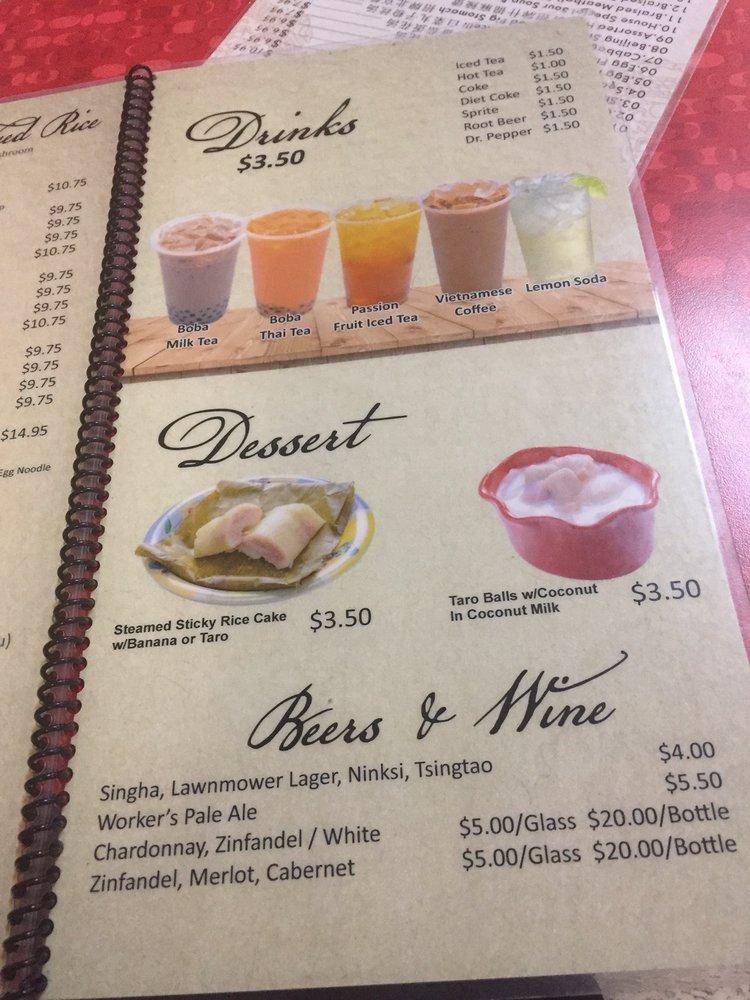 Menu at Happy Bowl Restaurant, Ashland, Siskiyou Blvd #2304