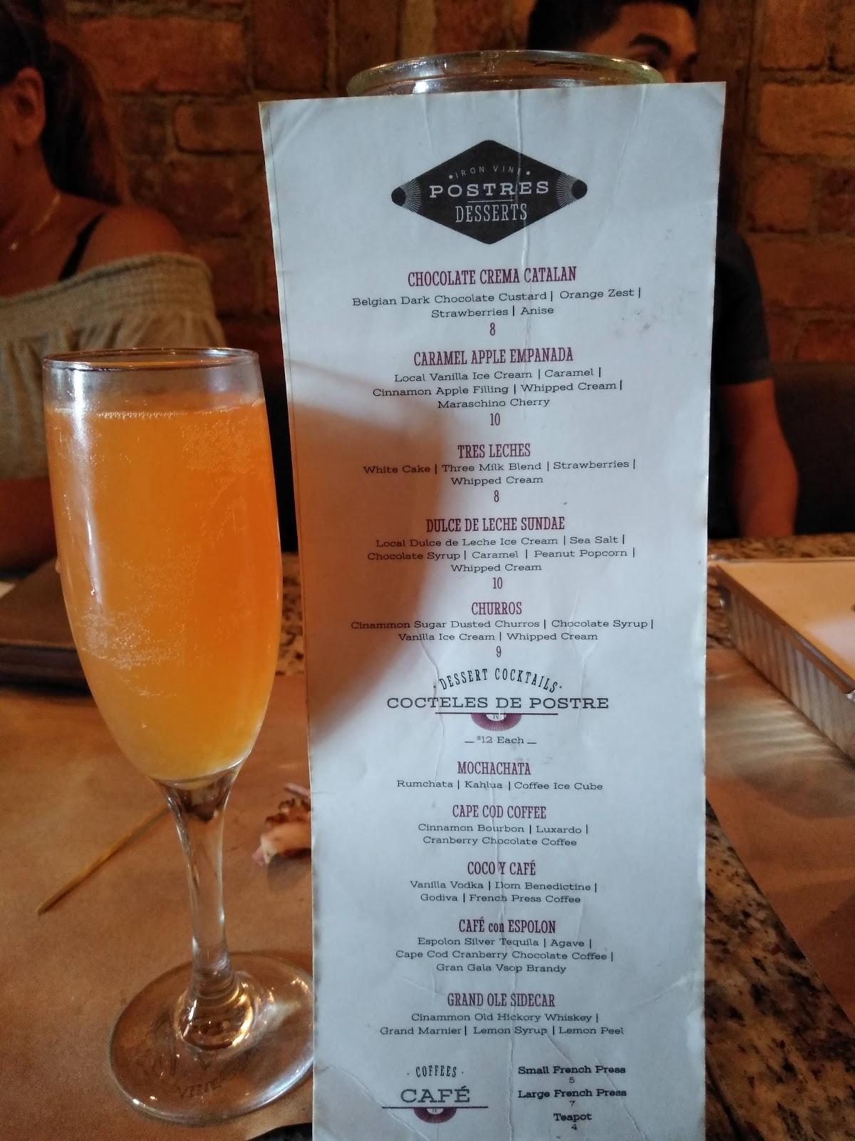 Menu at Iron Vine Tapas Bar And Restaurant, Peekskill