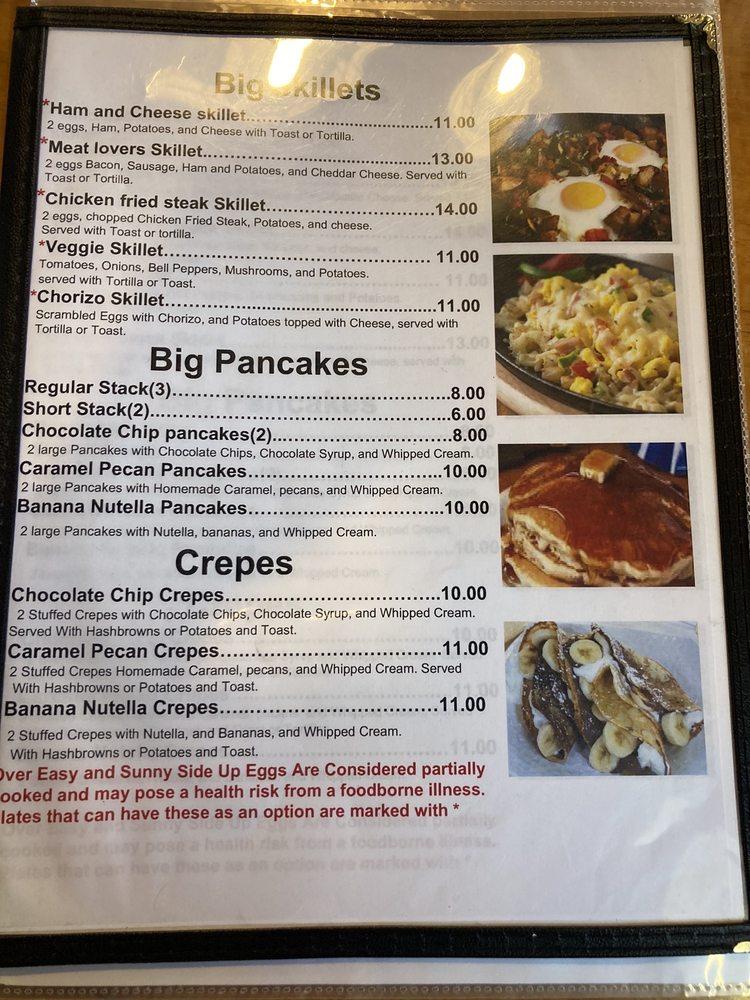 Menu at Jake's Cafe, Las Cruces, E Lohman Ave