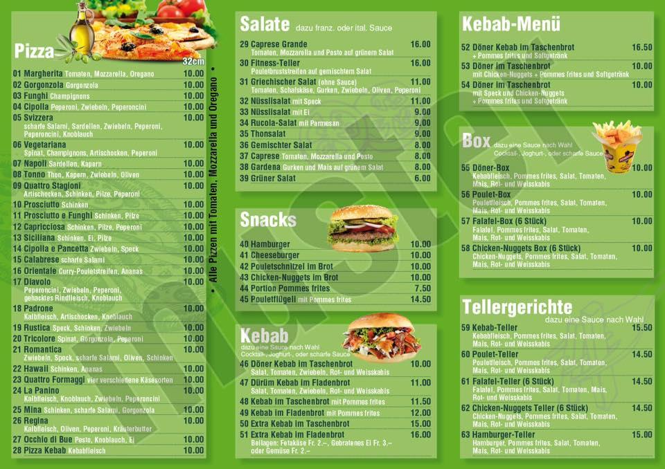 Menu da La Panino, Elsau