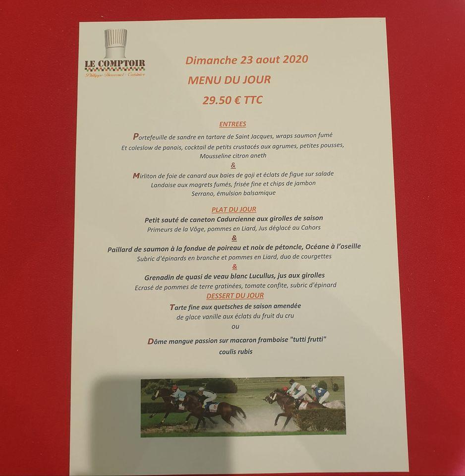Menu au Le Comptoir - Traiteur Epinal Épinal restaurant, Épinal