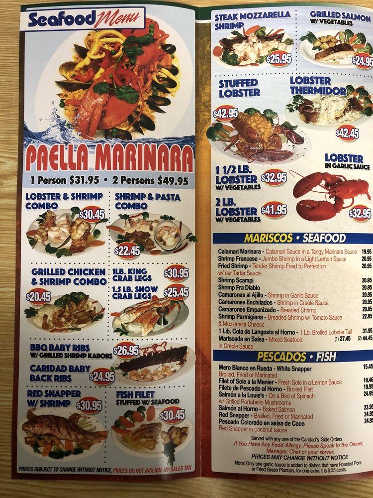 Caridad Louie S Restaurant Menu