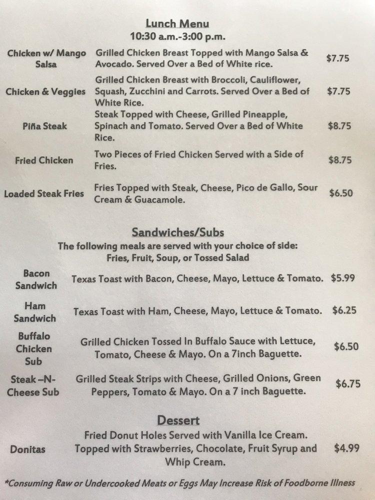 Menu at Sur 81 restaurant, Marion, VA-16