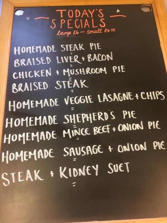 Menu at The Buttercross Garden Cafe, Bungay
