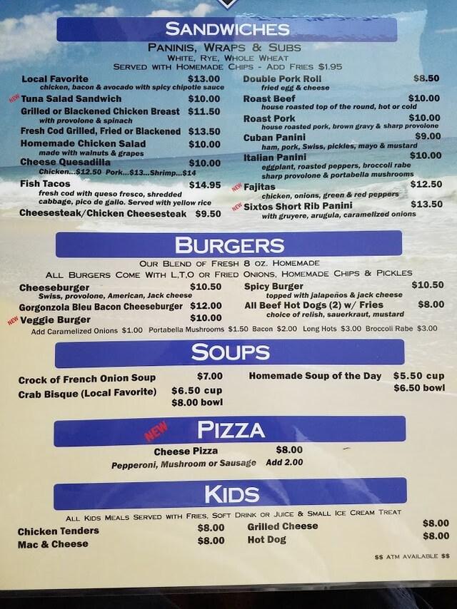 Carta de Wonder Bar, Atlantic City