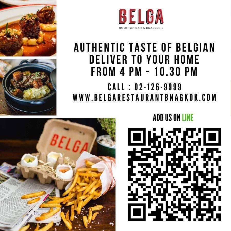 Menu at Belga Rooftop Bar & Brasserie, Bangkok