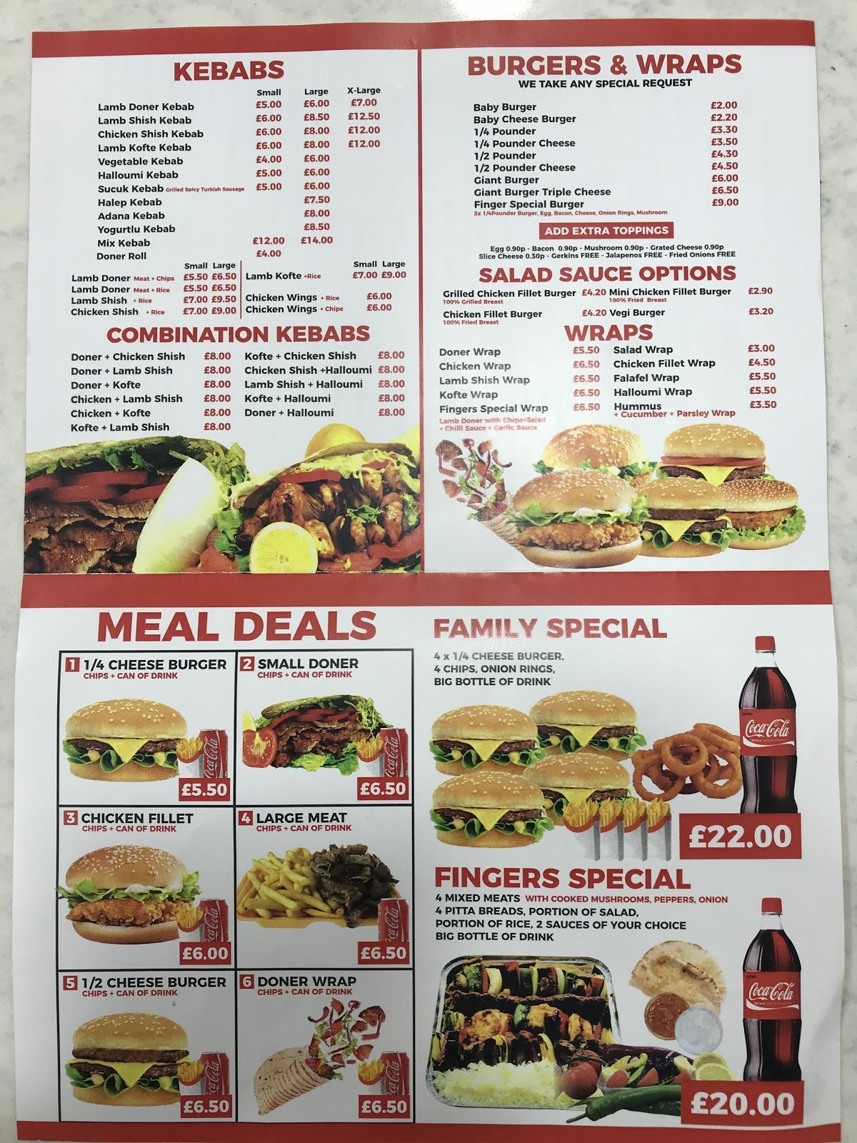 Menu at Flames Of Biggin Hill, London, 160 Main Rd