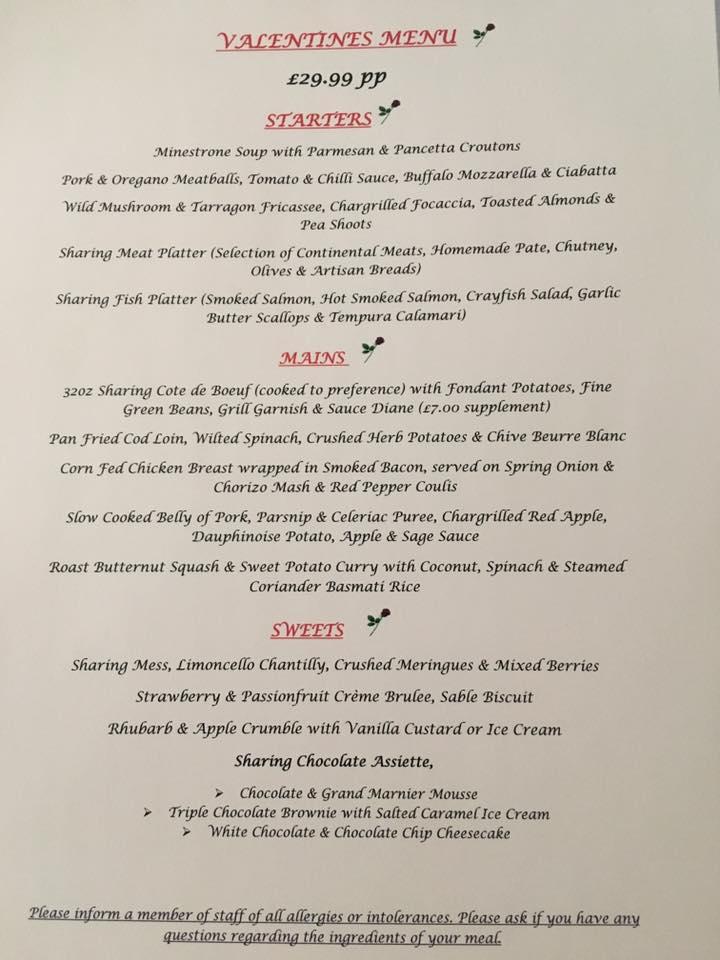 Menu at The Cross Keys Ombersley pub & bar, Ombersley, Main Road