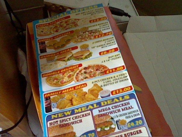Menu at Cheshire Fish Bar- Fish and Chips, Winsford