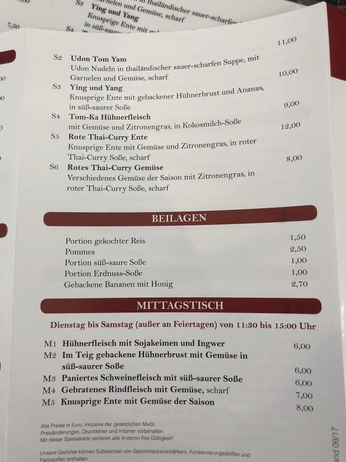 Speisekarte von Goji restaurant, Bergisch Gladbach
