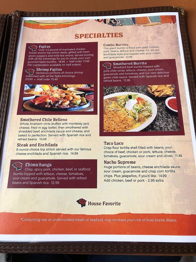 Menu at Los Hermanos desserts, Orem, 575 E University Pkwy