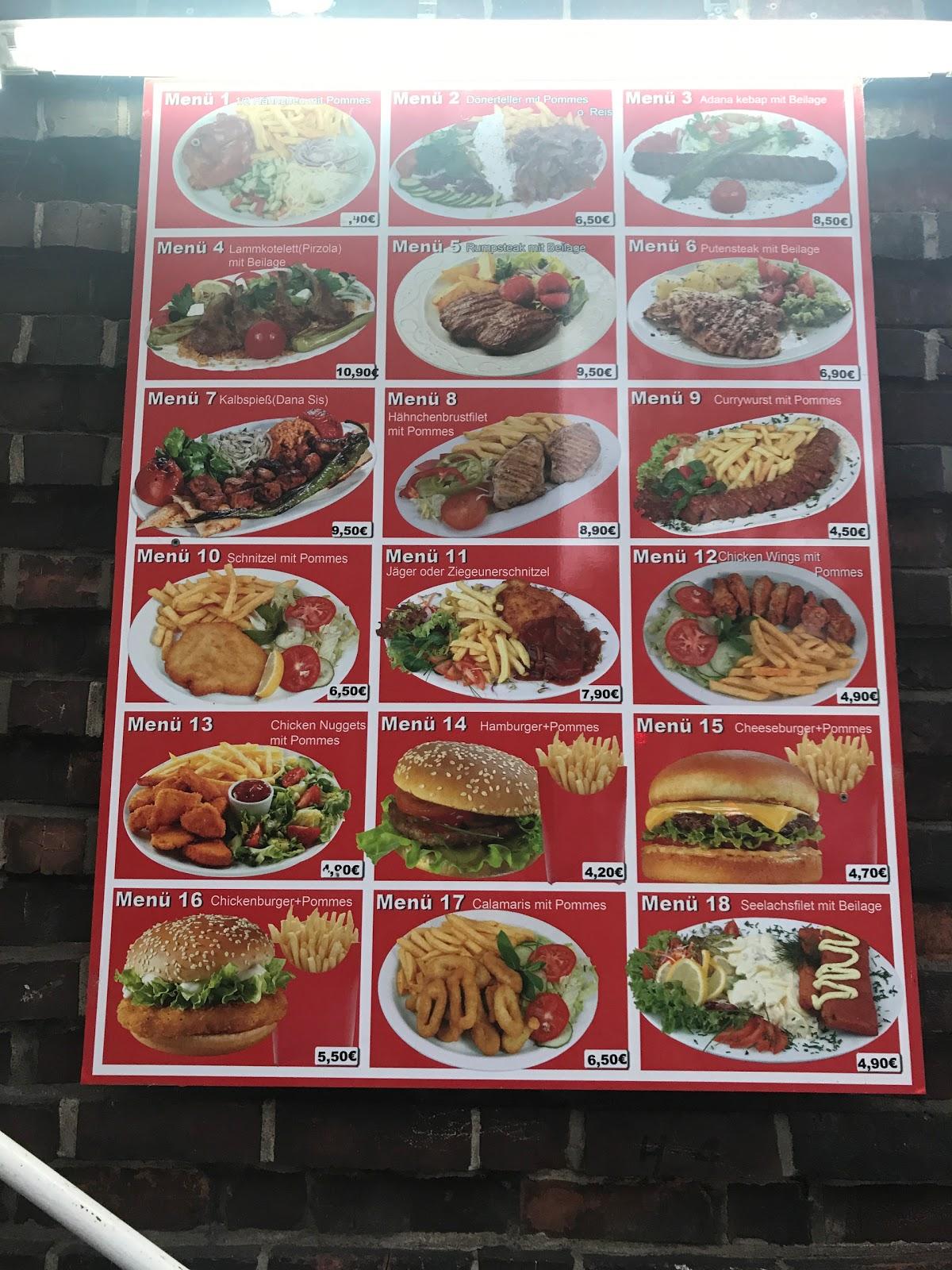 Menu at Best Chicken restaurant, Hamburg