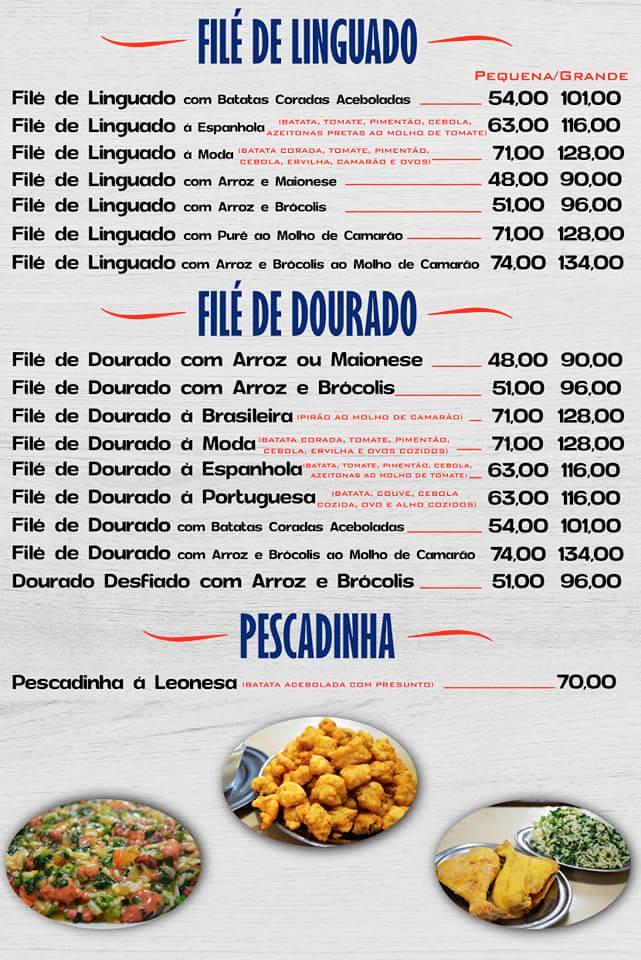 Menu at O Rei dos Frangos Marítimos (Beco das Sardinhas) restaurant ...