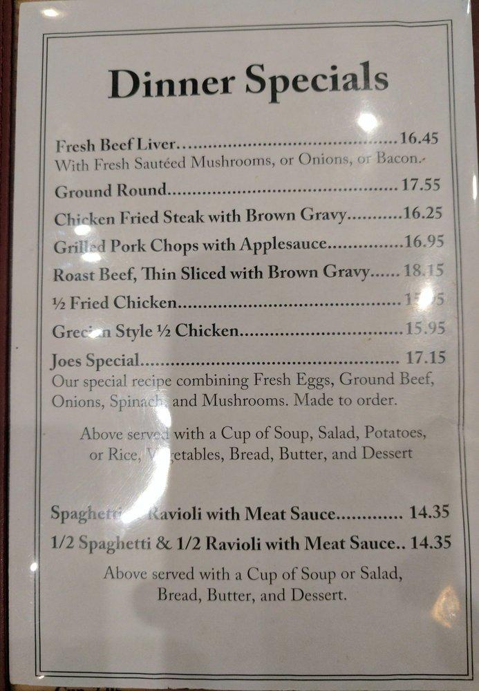 Menu at Country Way restaurant, Fremont