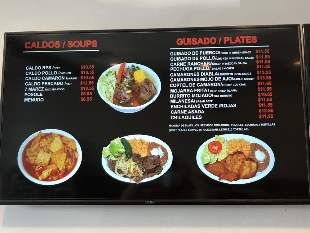 Menu at La Palma Restaurant, Anaheim, 412 N State College Blvd