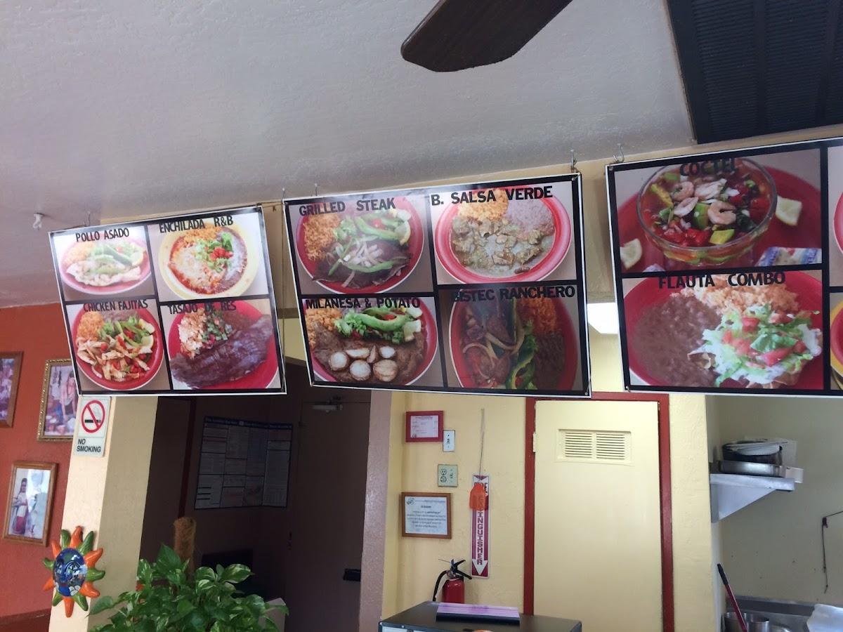 Menu at Casa De Tacos Neza restaurant, Madera