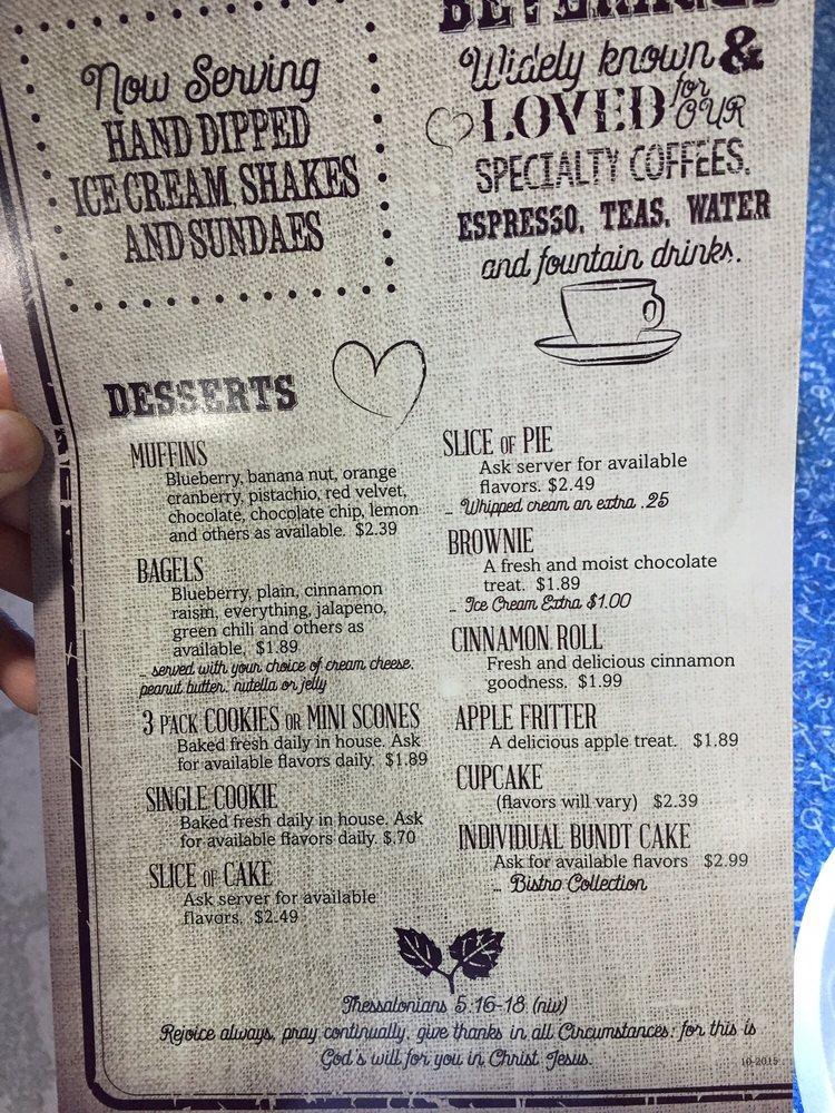 Menu at Hydration Station/H2Moo cafe, Portales