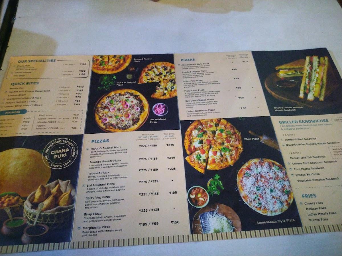 Menu at Hocco Eatery, Law Garden, Ahmedabad, Ground floor