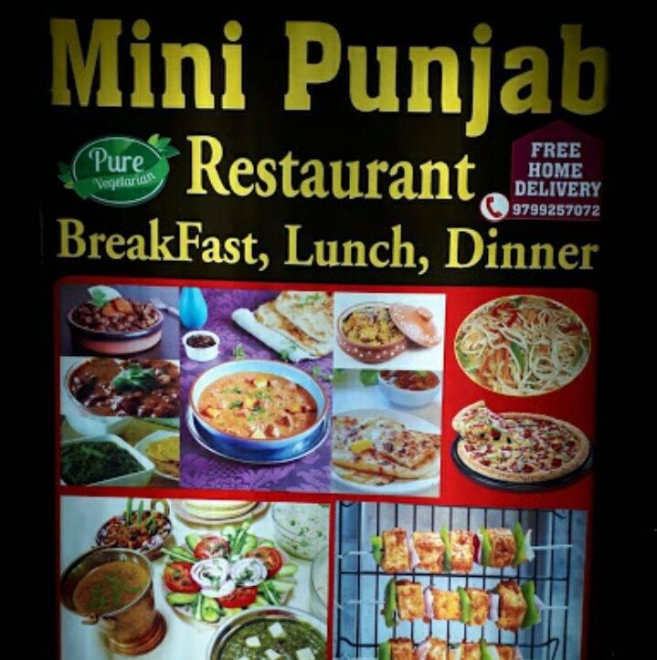 Menu at Mini Punjab Restaurant, Pilani