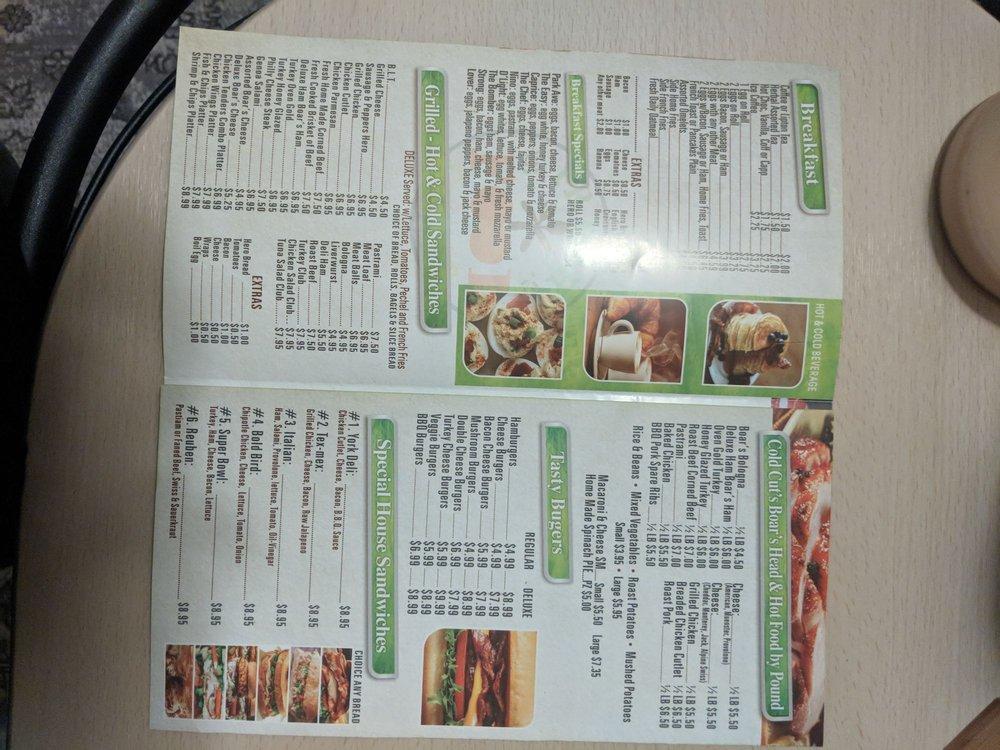 Menu at Fresh Food restaurant, West New York, 820 2nd Ave