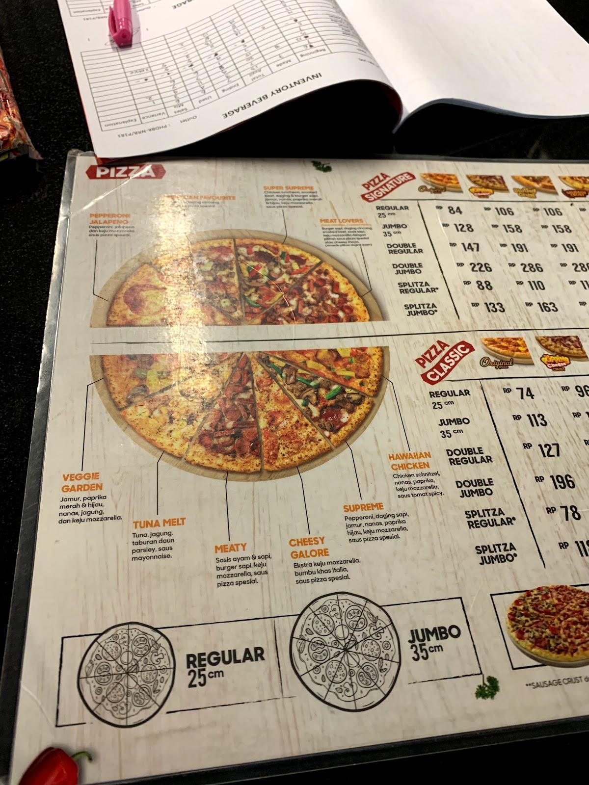 Menu at Pizza Hut Delivery - PHD Indonesia pizzeria, Bekasi Regency, Jl ...