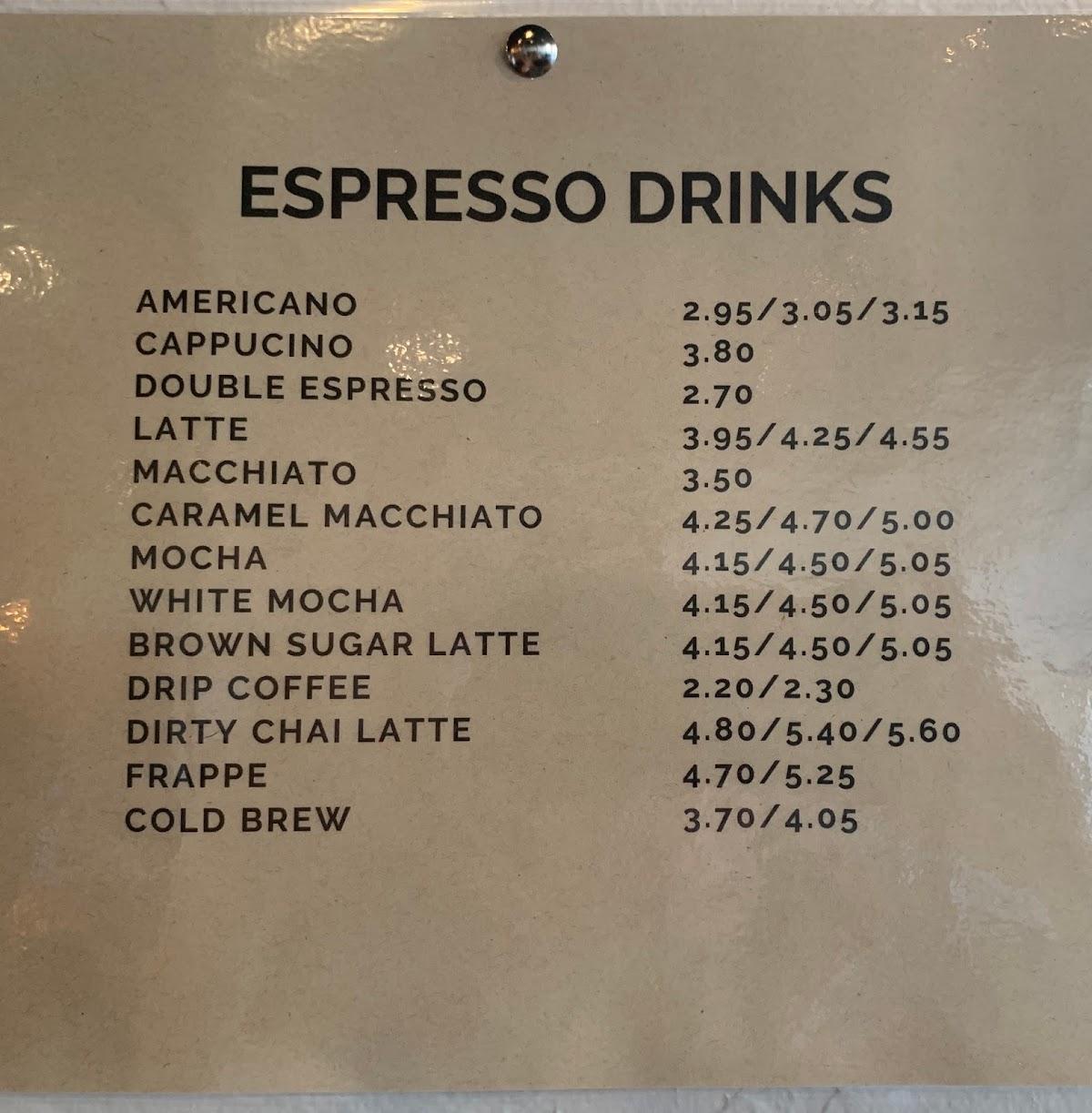 Menu at Provision Coffee & Bakery, Warr Acres, NW 63rd St