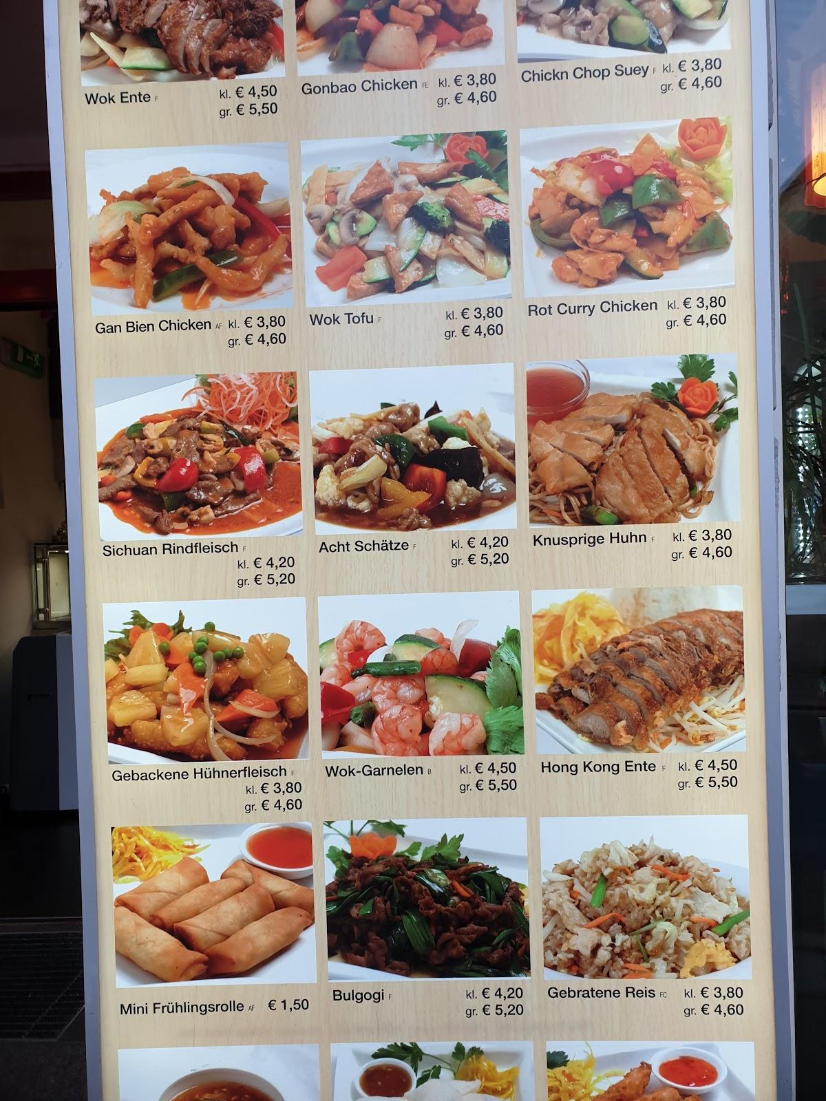 Menu au Wokman restaurant, Linz