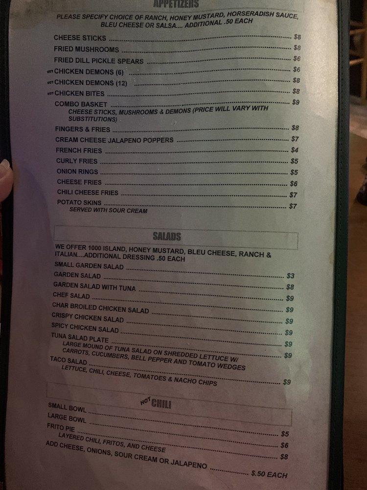 Menu at Thirsty Turtle pub & bar, Huntsville