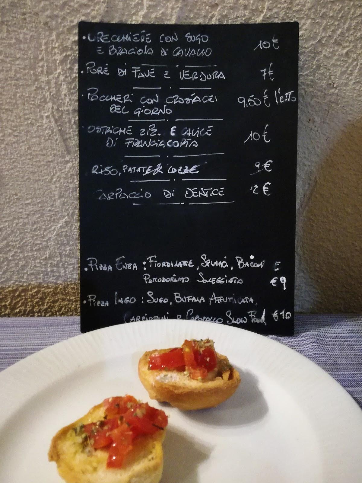 Menu at Trattoria Pizzeria Da Zi Ottavio, Monopoli