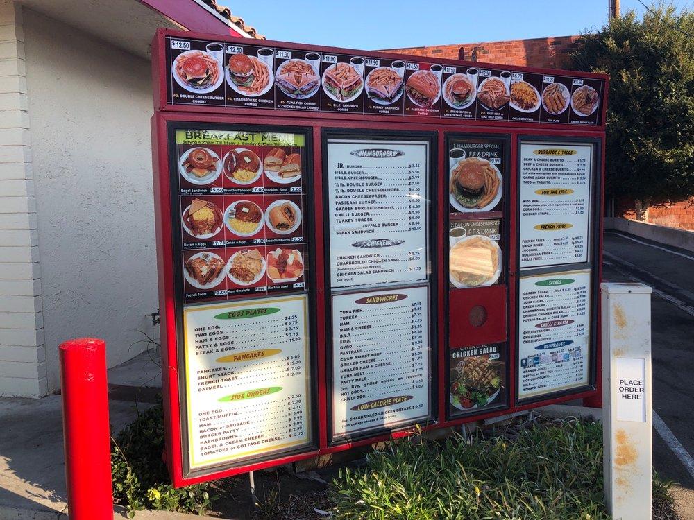 Menu at Y' Not Burgers restaurant, Torrance