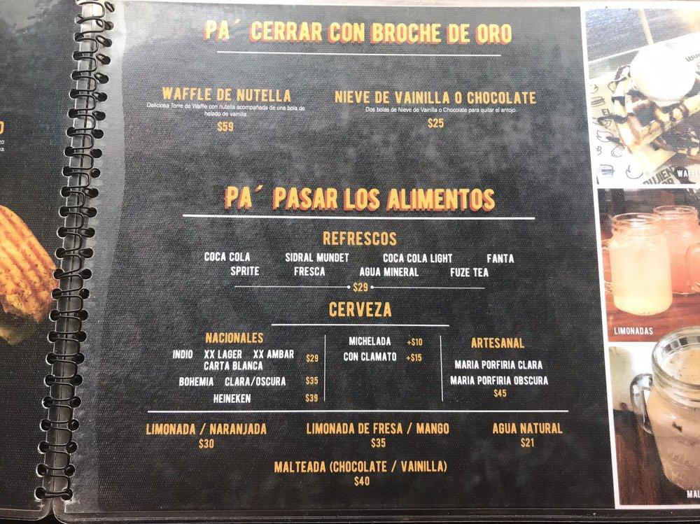 Carta de comida rápida The Crunchy Corner, Aguascalientes, Montes ...