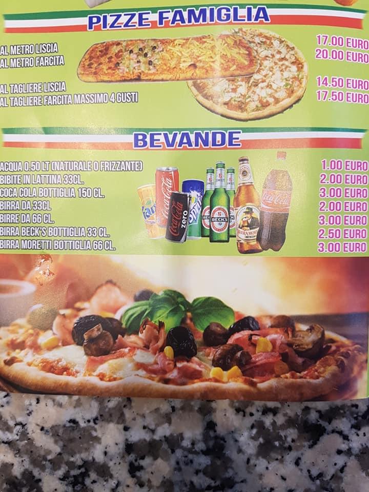 Menu at Pizzeria Rosticceria Santa Sofia, Gerenzano