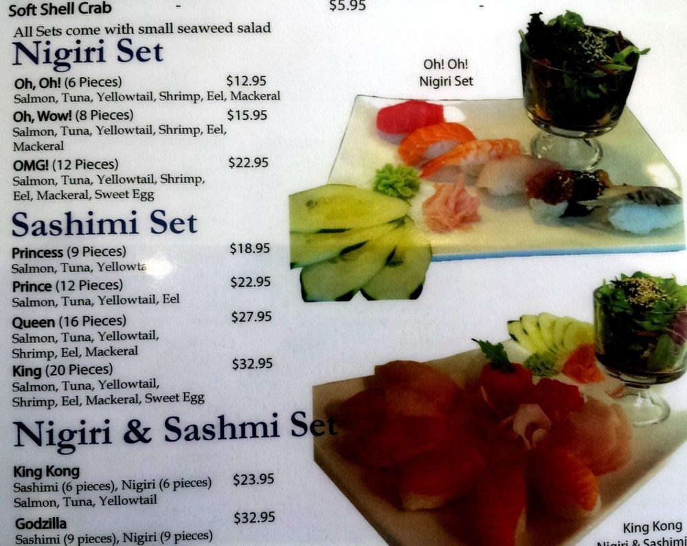 Menu at Blue Mango restaurant, San Jose, 635 Coleman Ave