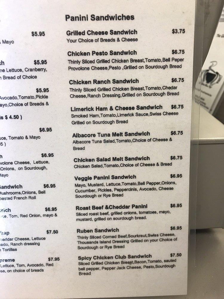 Menu at Golden Bean Cafe, Rancho Cordova