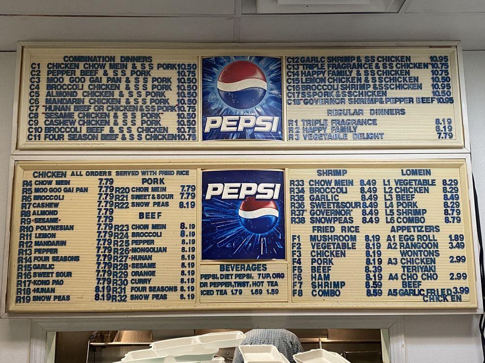 Menu at Kit's Takee-Outee fast food, Tulsa
