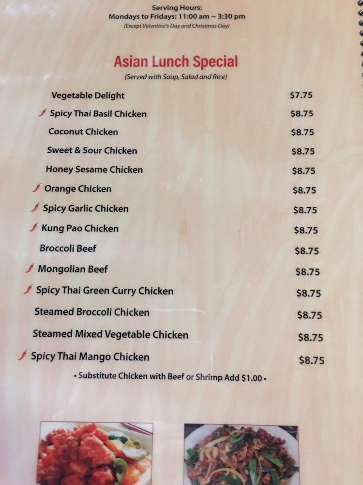 Menu at Sakura's Sushi and Grill restaurant, Kingman