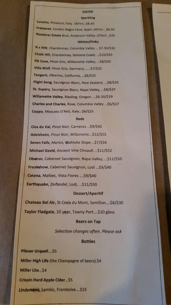 Menu at The Cookery pub & bar, Seward