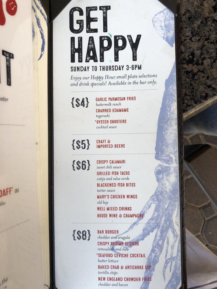 Menu at Bluewater Grill pub & bar, Temecula