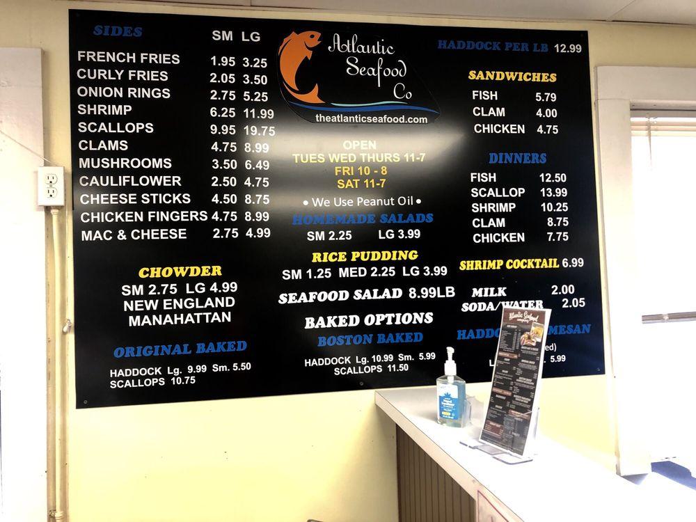 Menu at Atlantic Seafood Co restaurant, Baldwinsville