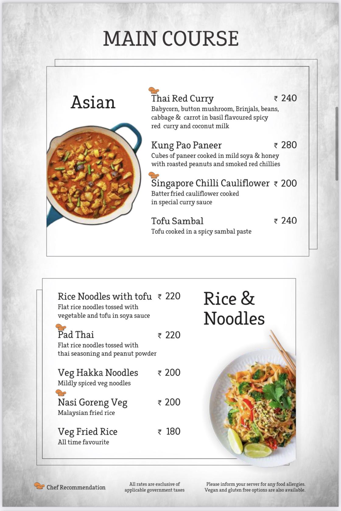 Menu at The Golden Palate ( Pure Vegetarian Restaurant ) - Hotel ...